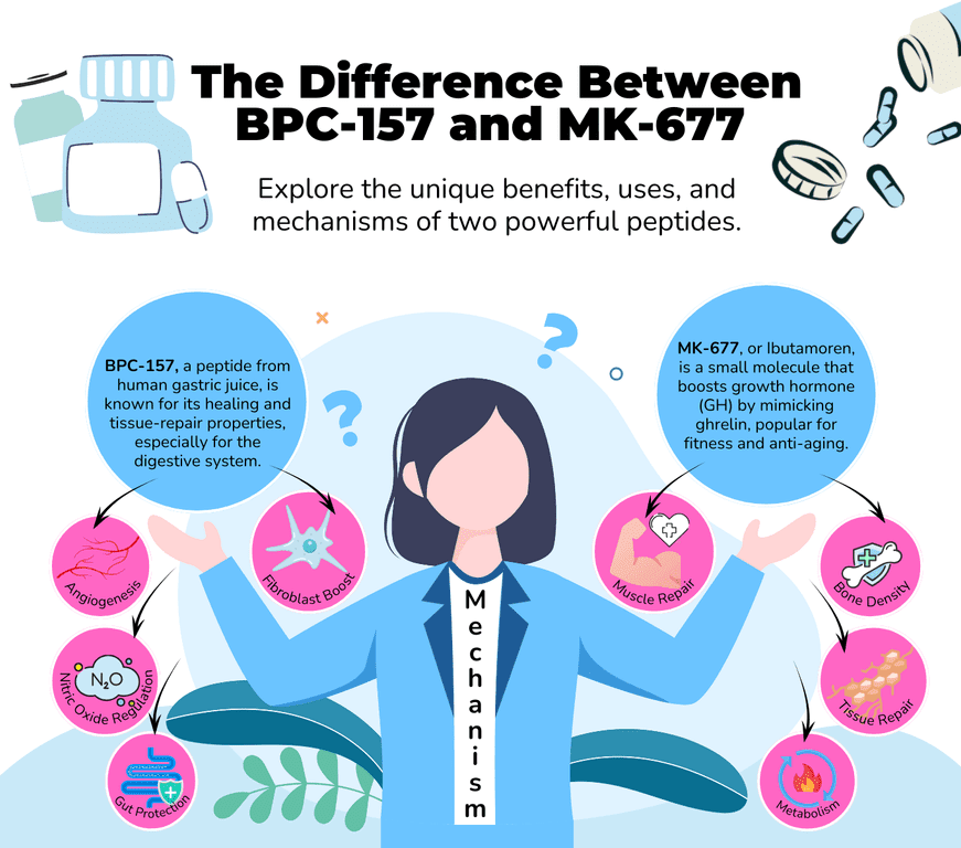 BPC-157 vs MK-677: Understanding the Differences